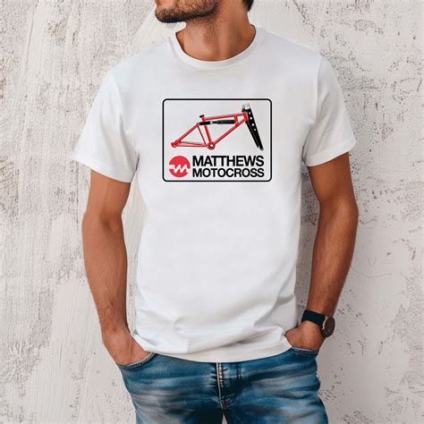 Matthews Monoshock Bmx Frames T Shirt 70s Old School Bmx Motomag Sizes