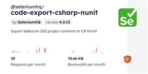 Seleniumhqcode Export Csharp Nunit Cdn By Jsdelivr A Cdn For Npm