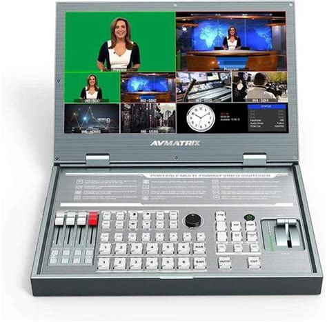 Avmatrix Pvs0 615U Portable 6 Channel Video Switcher With 15 6 Lcd Monitor At 138000 Piece