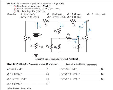 Solved Problem 04 For The Series Parallel Configuration In