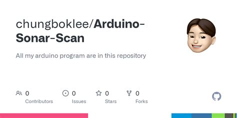 Github Chungbokleearduino Sonar Scan All My Arduino Program Are In This Repository