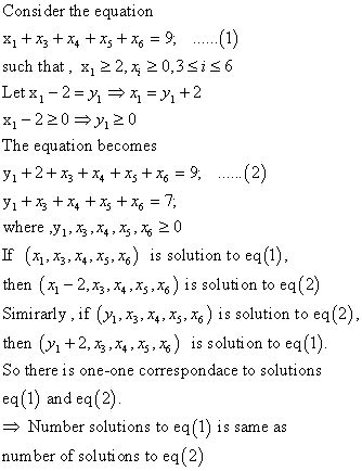 Answered The number of X₁ X3 X4 5 x6 9 in which ₁ 2 equals the number of non