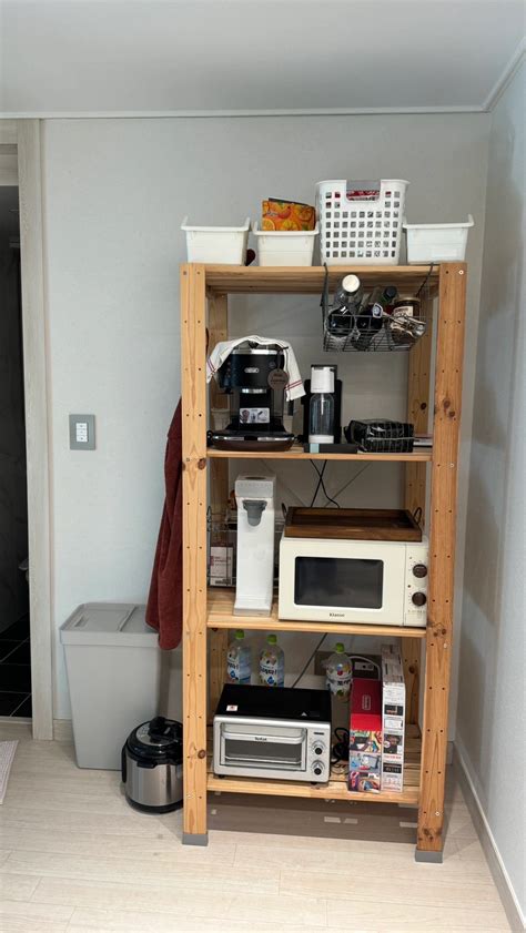 🍀원목 부엌수납장주방원목선반 당근 중고거래