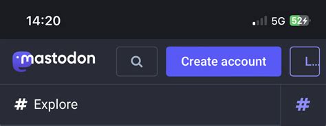 New Search Button Doesnt Look Great On Mobile For When Not Logged In · Issue 25628 · Mastodon