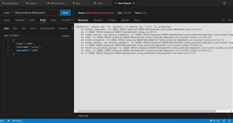 Javascript It Is Showing An Error While Giving A Request For My Practice Bank App Project
