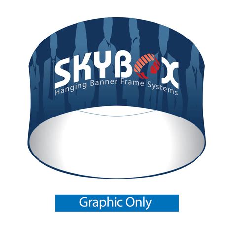 8ft X 6ft Hanging Banner Circle Single Sided Graphic Only All4displays