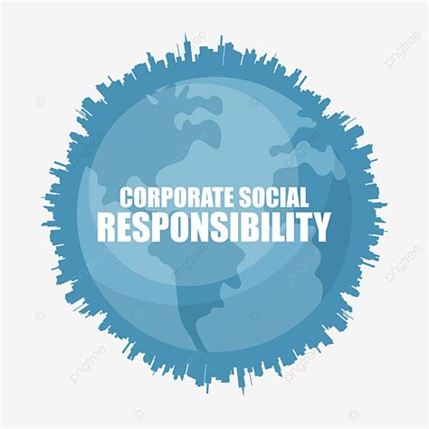 작은 행성 지구와 함께 기업의 사회적 책임 글자 투명 배경 조직 지구 도움 Png 일러스트 및 벡터 에 대한 무료