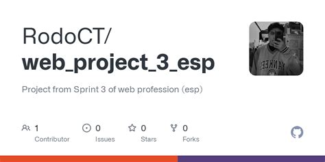 GitHub RodoCT Web Project Esp Project From Sprint Of Web Profession Esp
