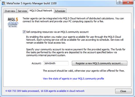 How To Participate Mql5 Cloud Network Metatrader 5 Help