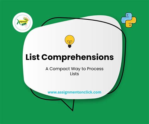 Listcomprehension Pythonlists Pythoncomprehension Compactpythoncode Learnpython
