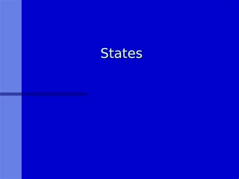 Ppt States 2 Introduction N A State Machine Models The Behavior