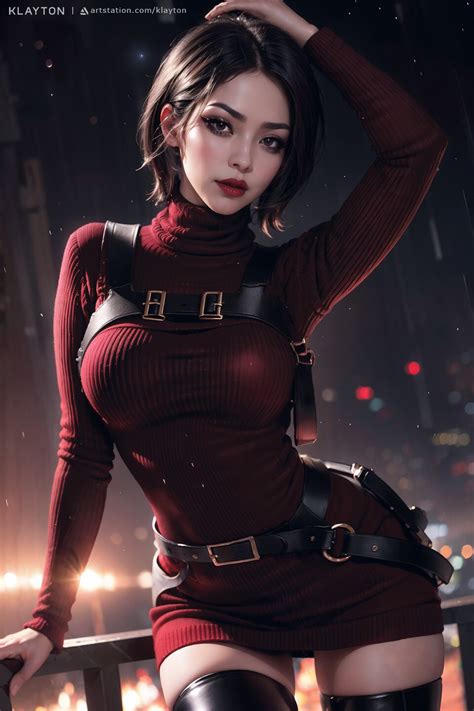 Artstation Ada Wong Resident Evil