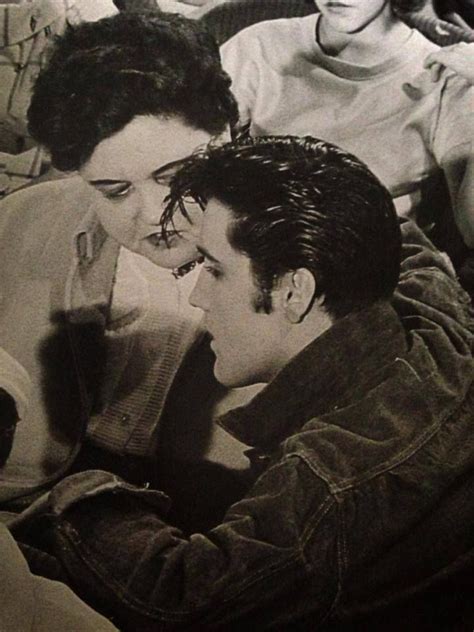 Elvis And Gladys On The Set Of Loving You 1956 Elvis Presley Photos