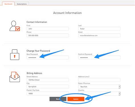 How To Update Password In My Account What Can We Help You With