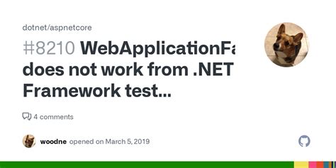 WebApplicationFactory Does Not Work From NET Framework Test Assembly