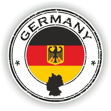 Germany Map Sticker Flag For Laptop Book Fridge Guitar Etsy