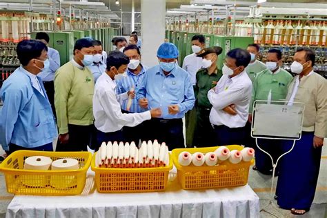 မကွေးတိုင်းဒေသကြီး အစိုးရအဖွဲ့ဝန်ကြီးချုပ် ဦးတင့်လွင် ပွင့်ဖြူမြို့နယ်အတွင်းရှိ မိုးစပါးသီးန