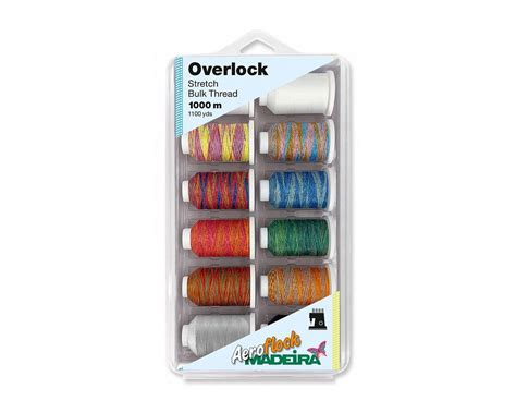 Набор ниток для оверлока MADEIRA AeroFlock №100 12 шт. 1000 м купить в ...