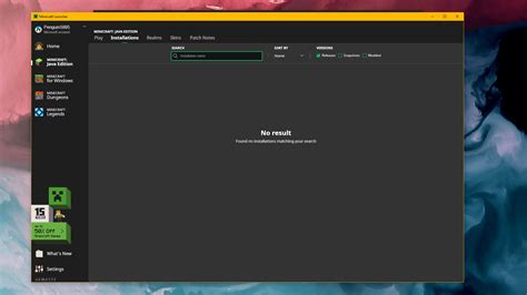 Cant Make An Installation In Minecraft Launcher R Minecraft