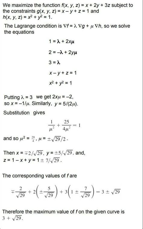 Find The Maximum Value Of The Function F X Y Z X 2y 3z On The