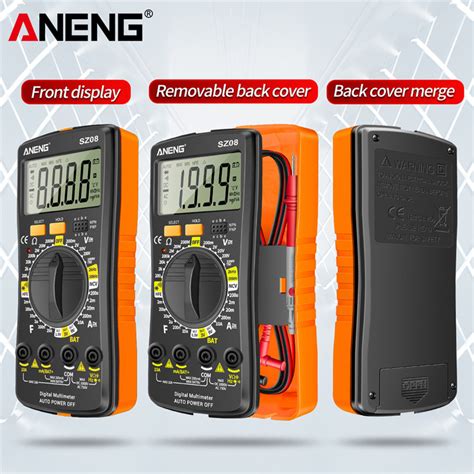 Badu Bg Ръчен цифров мултицет с автоматично определяне на диапазона Ръчен цифров разделен