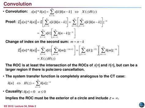 PPT LECTURE PROPERTIES OF THE Z TRANSFORM AND THE INVERSE Z TRANSFORM PowerPoint