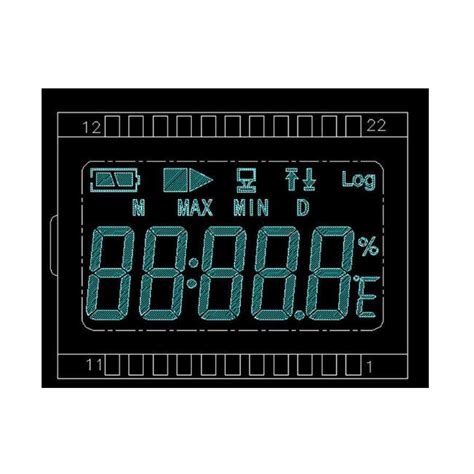 Negative VA LCD Display Black Background Lcd Screen For Electronic Equipment
