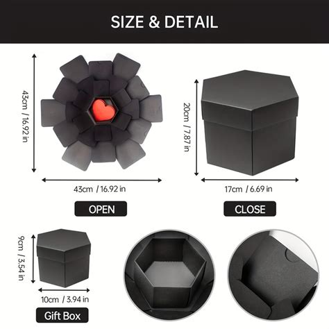 Албум за снимки Diy Walalla експлодираща подаръчна кутия