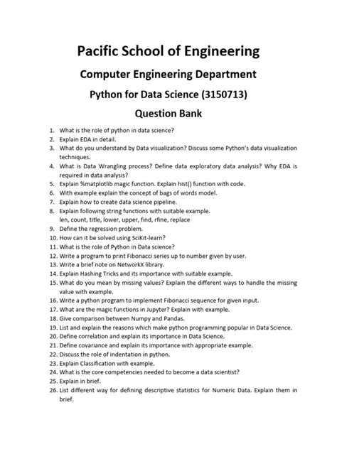 Python Question Pdf