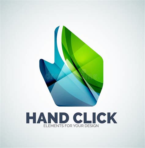 Hand Mouse Cursor Clicks The Delete Button Stock Vector Illustration