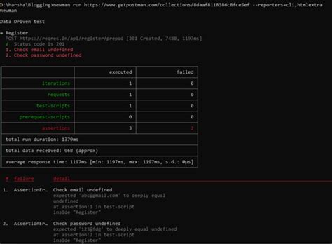 Generate Advanced Html Reports While Using Newman