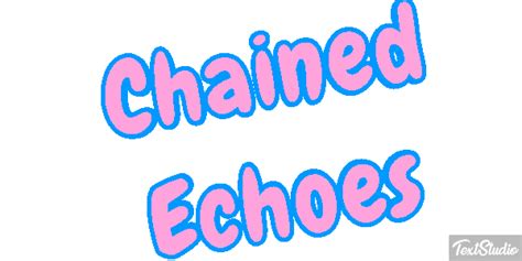 Chained Echoes Videogame Animated  Logo Designs