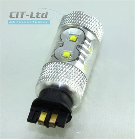 PW24W LED Bulb 50W CREE LED with lens (10*5W LED) WHITE WHITE 6000K ...