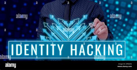 Text Showing Inspiration Identity Hackingcriminal That Steal Your Personal Information Using