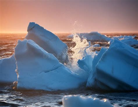Melting Polar Ice Caps With Large Cracks Act Now To Combat Global