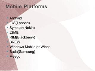 Mobile Applicationtesting PPT
