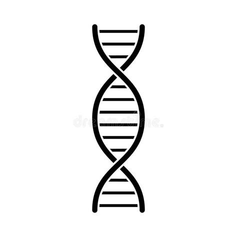 Dna Vector Icon Stock Illustration Illustration Of Cell 130539449