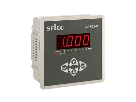 APFC347 Automatic Power Factor Controller 8 Steps LED Display CE Certified Selec