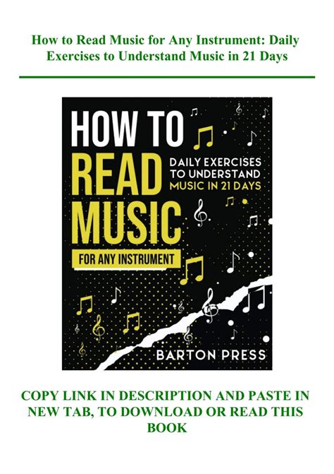 READ How To Read Music For Any Instrument Daily Exercises To Understand Music In Days