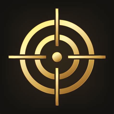 Premium Vector Target Icon Vector Illustration Aim Icon