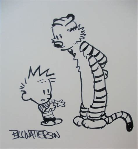 Bill Watterson Calvin And Hobbes Original Estate Found Etsy Calvin