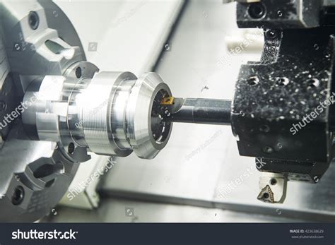 Powerpoint Template Lathe Cnc Machine Cutting Tool Ljknkpnju