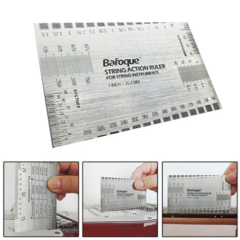 Luthier Guitar Measuring Ruler String Action Gauge Grandado