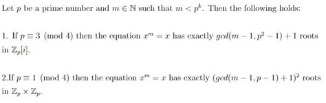 Solved Let P Be A Prime Number And MeN Such That M Chegg Com