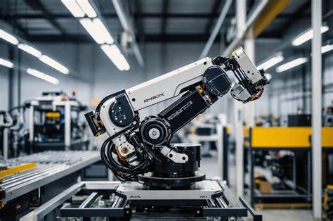 Ai Robotics And Automation Systems Enhancing Manufacturing Efficiency Premium Ai Generated Image