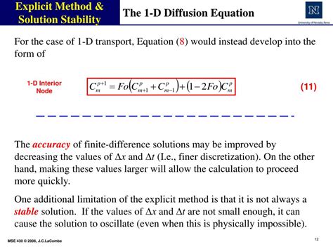 PPT Numerical Methods In Diffusion PowerPoint Presentation Free Download ID