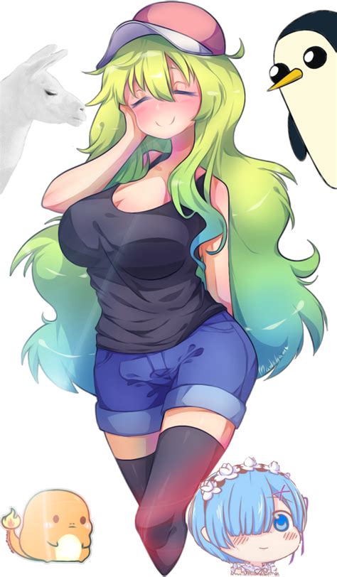 Congratulations The Png Image Has Been Downloaded Oppai Lucoa Dragon Dragon Maid Lucoa