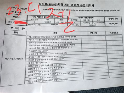 현대씨티밴 캠핑카 당근 중고거래