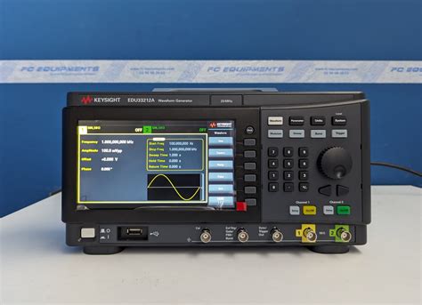Edu33212a Waveform Generator Keysight Technologies Agilent Hp 20mhz 2ch Fc Equipments