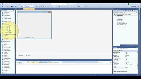 Vb Net Statusstrip Add Label Codelearning Youtube